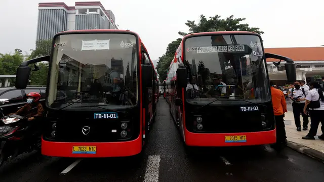 Bus Listrik Surabaya Rute MERR Kembali Beroperasi, Ini Halte yang ...