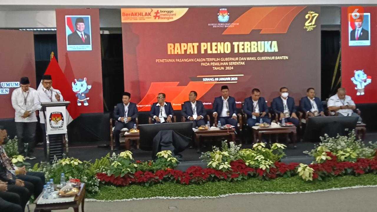 KPU Tetapkan Andra Soni Dimyati Natakusumah Gubernur Banten