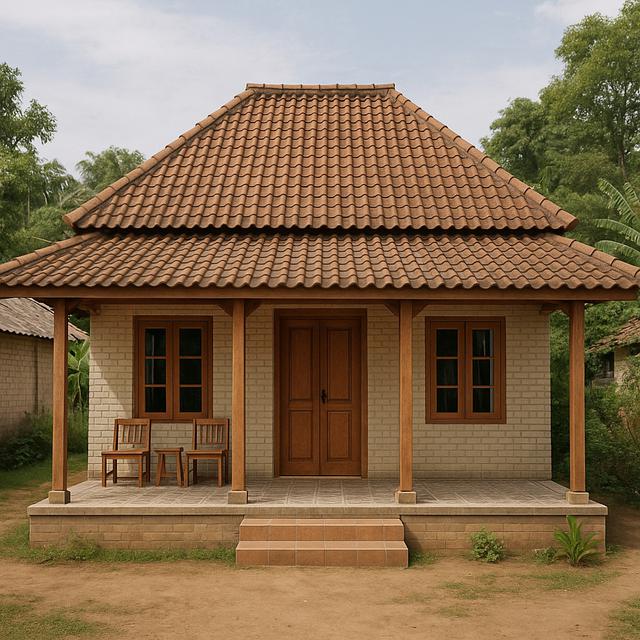 7 Model Rumah Limasan Sederhana Ukuran 6x9 di Desa, Ide Hunian Nyaman ...