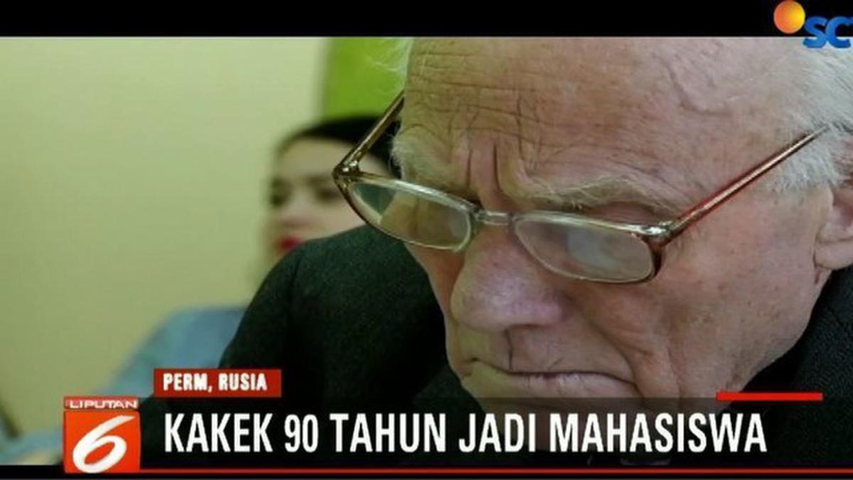 Kisah Mahasiswa Berusia 90 Tahun di Rusia