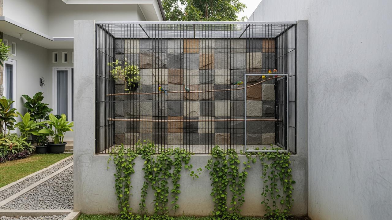 9 Ide Kandang Burung Sederhana di Halaman Rumah, Inspirasi Aviary Mini ...