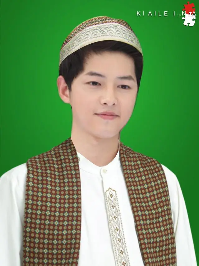 6 Editan Foto Aktor Korea Pakai Peci Siap Sambut Ramadhan Hot