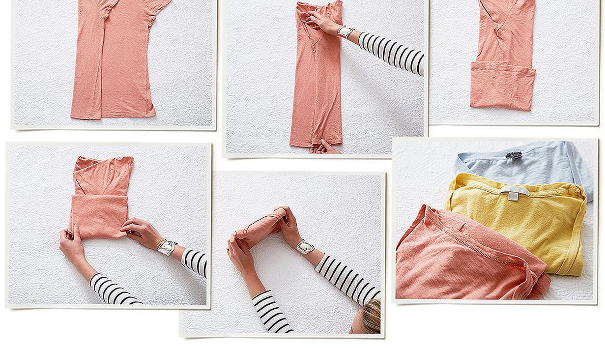 9 Cara Melipat Pakaian Ala Marie Kondo Wajib Diketahui Wanita! - Photo ...