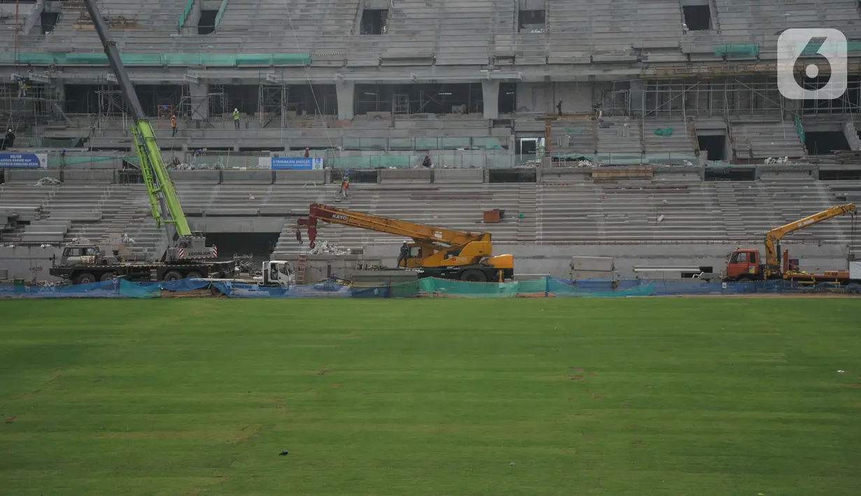 FOTO: Melihat Lebih Dekat Rumput Hybrid di Jakarta International ...