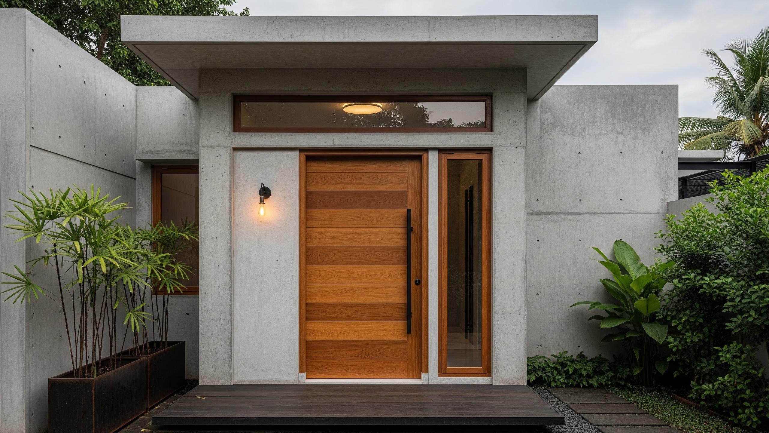 10 Model Gambar Pintu Satu Depan Rumah Minimalis, Jadi Terlihat Mewah