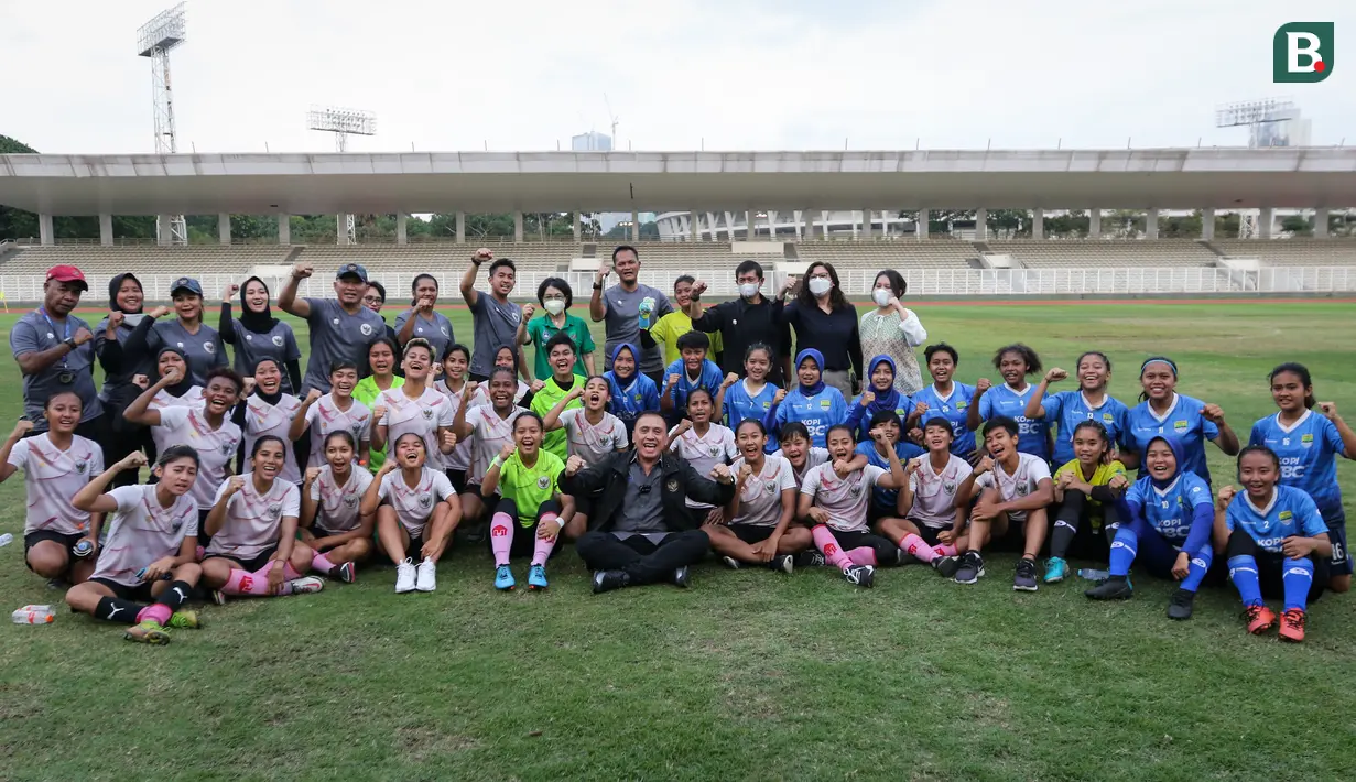 Foto: Disaksikan Langsung oleh Ketua Umum PSSI, Timnas Wanita Indonesia ...