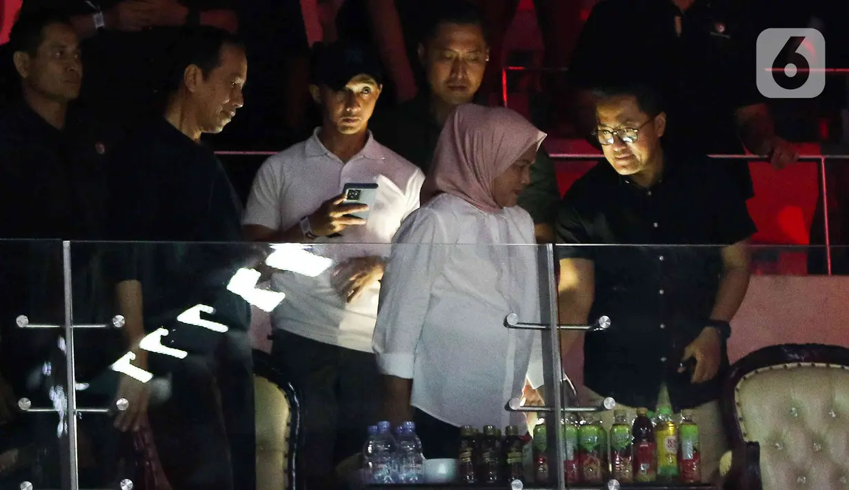 Momen Presiden Jokowi Saksikan Langsung Indonesia Open 2023 - Foto Liputan6.com