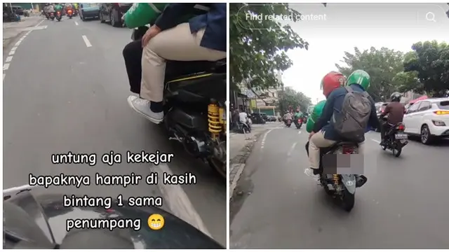 Orderannya Tertukar, Momen Driver Ojol Kejar Penumpangnya di Jalanan Ini Kocak - Hot Liputan6.com