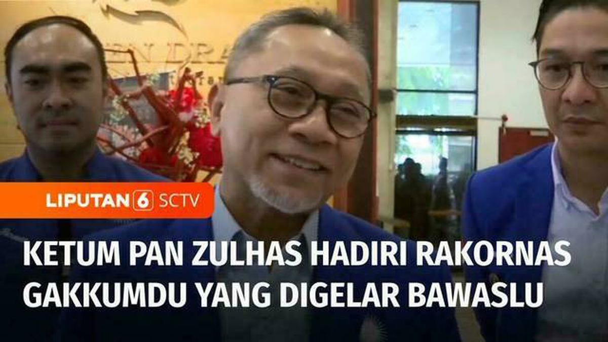 VIDEO: Ketum PAN Zulhas Hadiri Rakornas Gakkumdu untuk Dukung Pengawalan Pemilu 2024 - TV ...