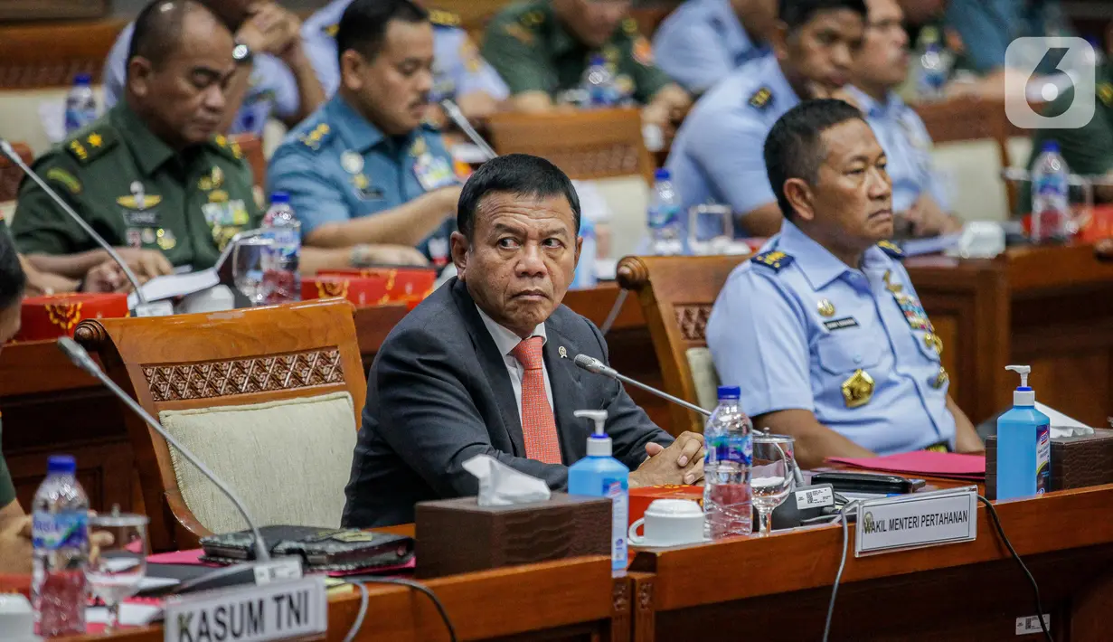 Bahas Anggaran, Komisi I DPR Gelar Rapat Tertutup Bersama Kemhan dan TNI - Foto Liputan6.com