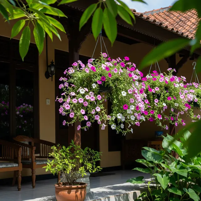 9 Jenis Bunga Mini yang Cocok Ditanam di Pot Gantung Teras Rumah