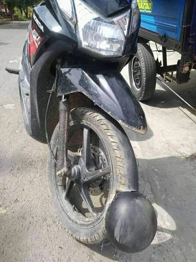 6 Potret Ban Motor Benjol Ini Bikin Tepuk Jidat, Disebut Netizen Hamil ...
