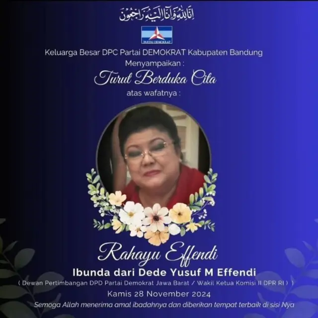 Artis Senior Rahayu Effendi Meninggal Dunia, Dede Yusuf Beberkan ...