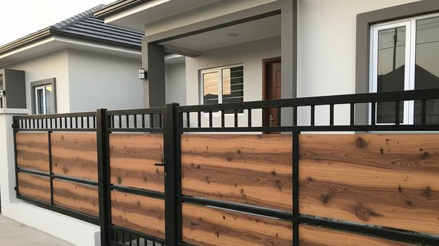 7 Model Pagar Besi Hollow untuk Rumah Kecil agar Terlihat Modern dan ...