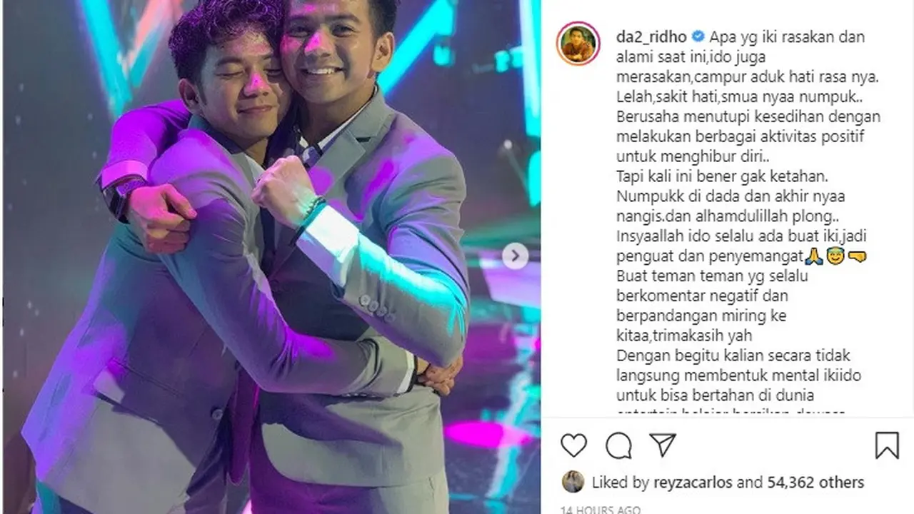 Tak Kuat Hadapi Cobaan, Rizki 2R Akhirnya Menangis - ShowBiz Liputan6.com