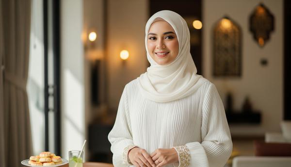 7 Potret Elma Agustin Eks Girlband Princess Resmi Mualaf, Lebaran Perdana