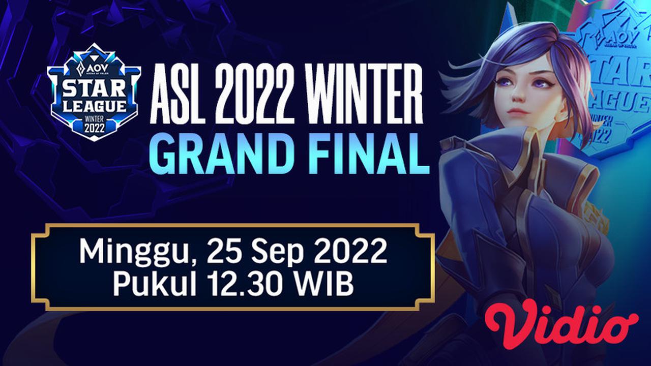 Link Live Streaming Grandfinal AOV Star League 2022 Winter di Vidio 25 ...