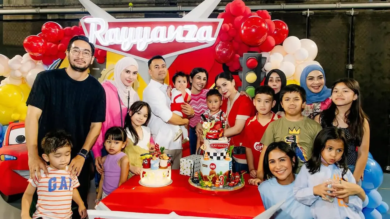6 Potret Rayyanza Cipung Rayakan Ultah ke-3, Raffi Ahmad dan Nagita ...