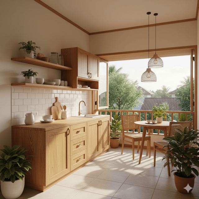 7 Inspirasi Dapur Kecil di Balkon Rumah Kos Sederhana, Fungsional dan ...