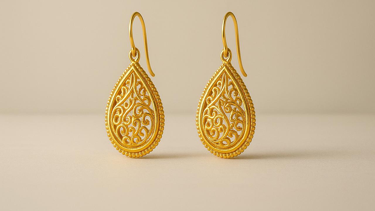 7 Model Anting Emas Dubai untuk Dipakai Sehari-Hari, Tampilkan Kesan ...