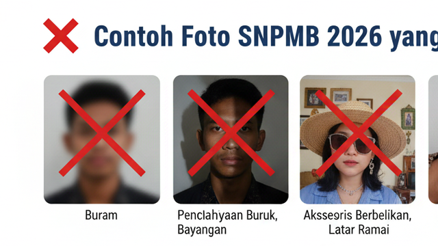 Contoh Foto SNPMB 2026 dan Ketentuannya: Hindari Penolakan Verifikasi