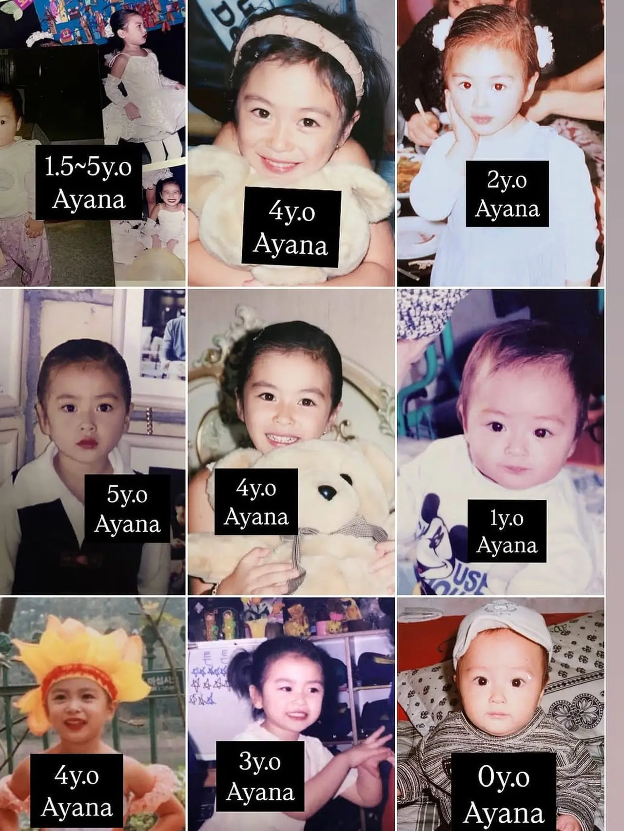 4 Potret Menggemaskan Masa Kecil Ayana Jihye Moon, Visual Memikat Sejak ...