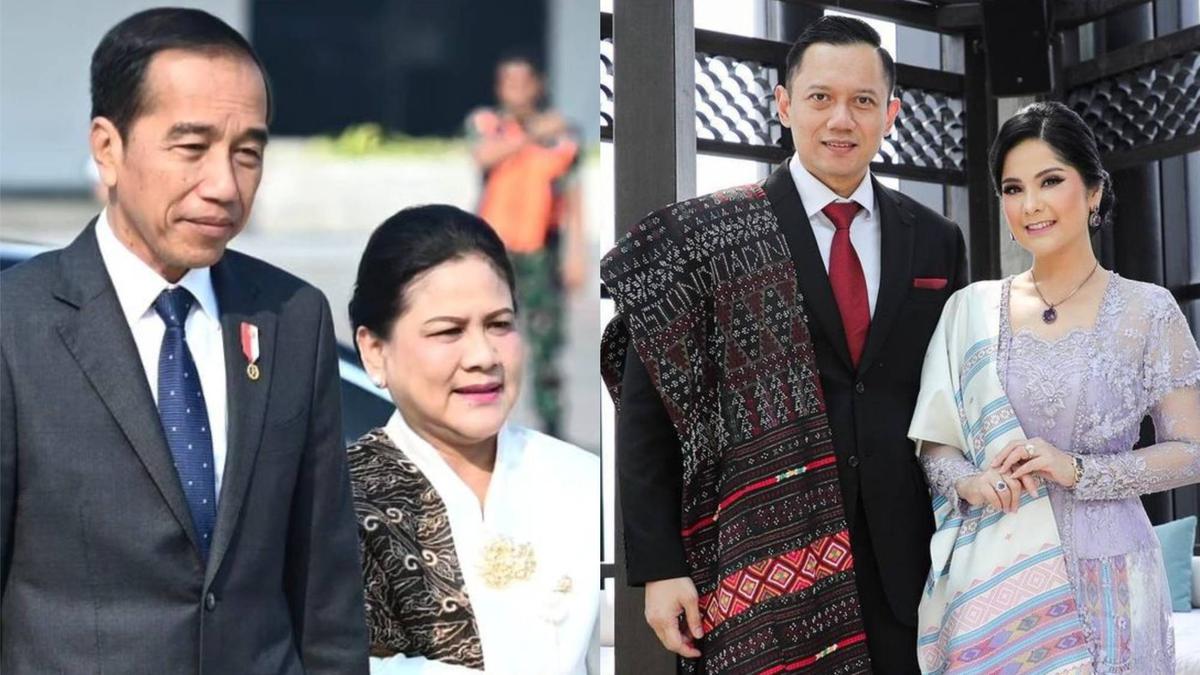 8 Gaya Couple Serasi Pejabat dan Pasangan, dari Jokowi-Iriana, AHY-Annisa Pohan hingga Ganjar ...