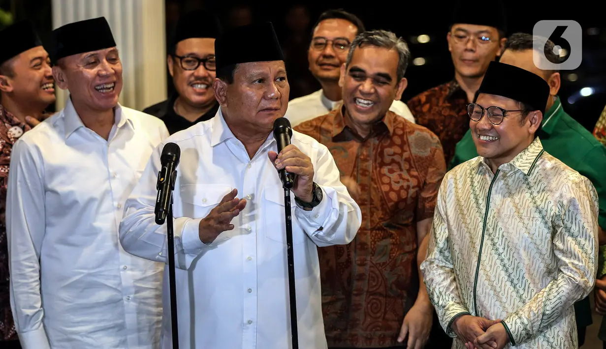 Prabowo dan Cak Imin Tebar Senyum Usai Pertemuan di Kertanegara - Foto ...