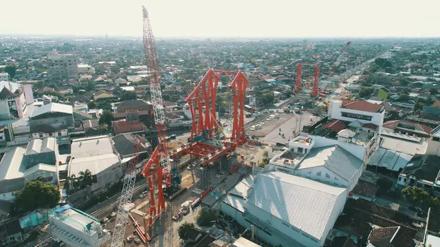 Rel Layang Simpang Joglo Surakarta Beroperasi Juni 2024, Macet Bakal ...