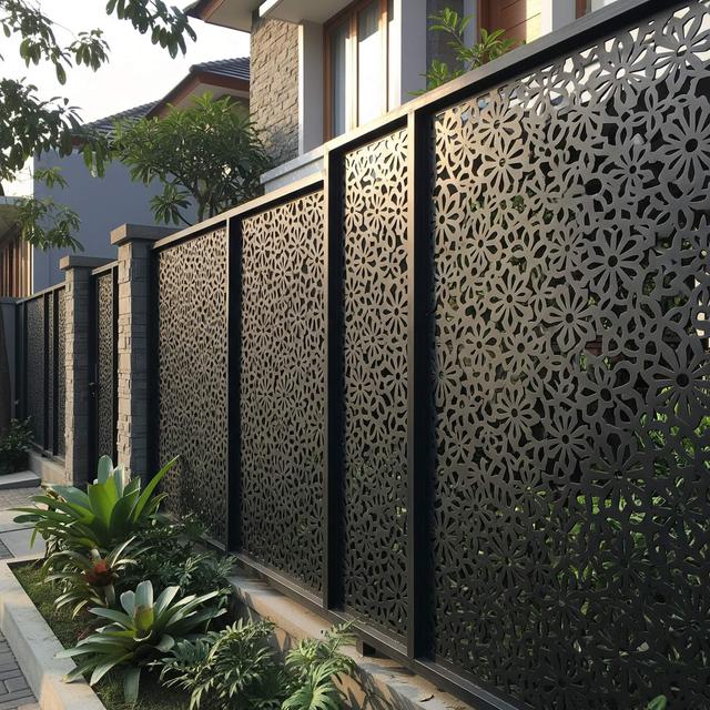 10 Model Pagar Besi Minimalis Jaga Privasi, Desain Modern untuk ...