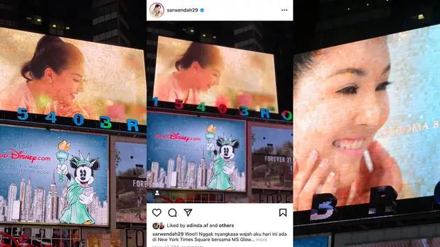 Jadi Brand Ambassador, Sarwendah Terkejut Wajahnya Terpampang di Times ...