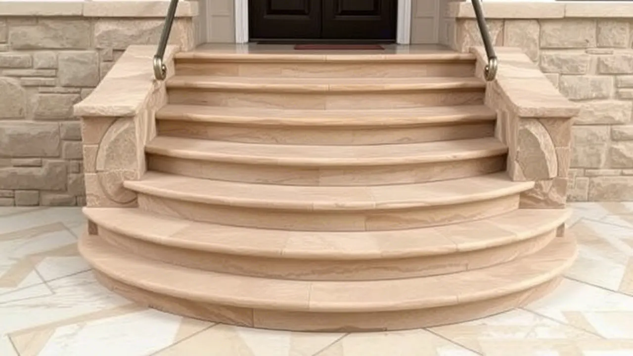 12 Model Anak Tangga Teras Depan Rumah Terbaru 2025, Tampil Modern dan ...