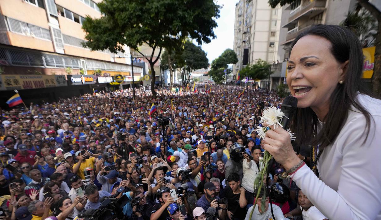 Tokoh Oposisi Venezuela Maria Corina Machado Sabet Hadiah Nobel ...