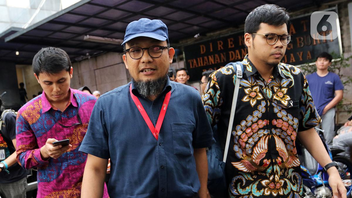 FOTO: Novel Baswedan Diperiksa sebagai Saksi Kasus Penyiraman Air Keras ...