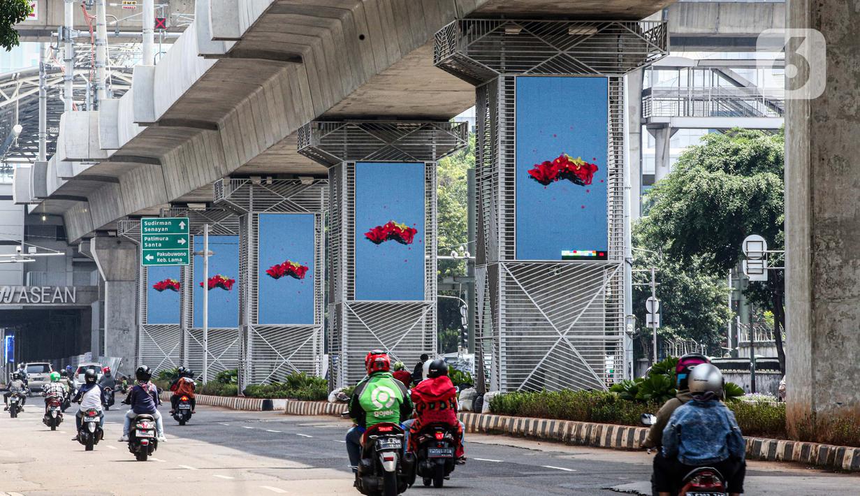 FOTO: Pilar Jalur MRT Jakarta Disiapkan untuk Media Iklan - Foto ...
