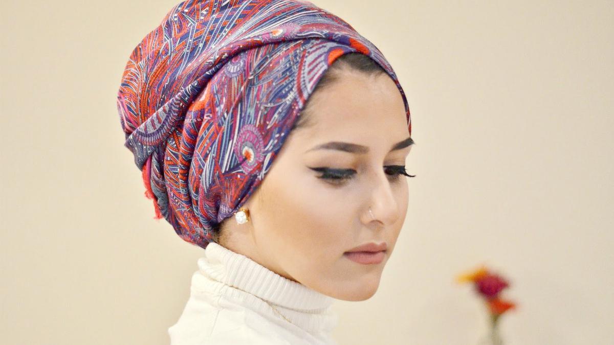 Tutorial Turban Instan yang Cocok dipakai Untuk Buka Puasa - Fashion ...