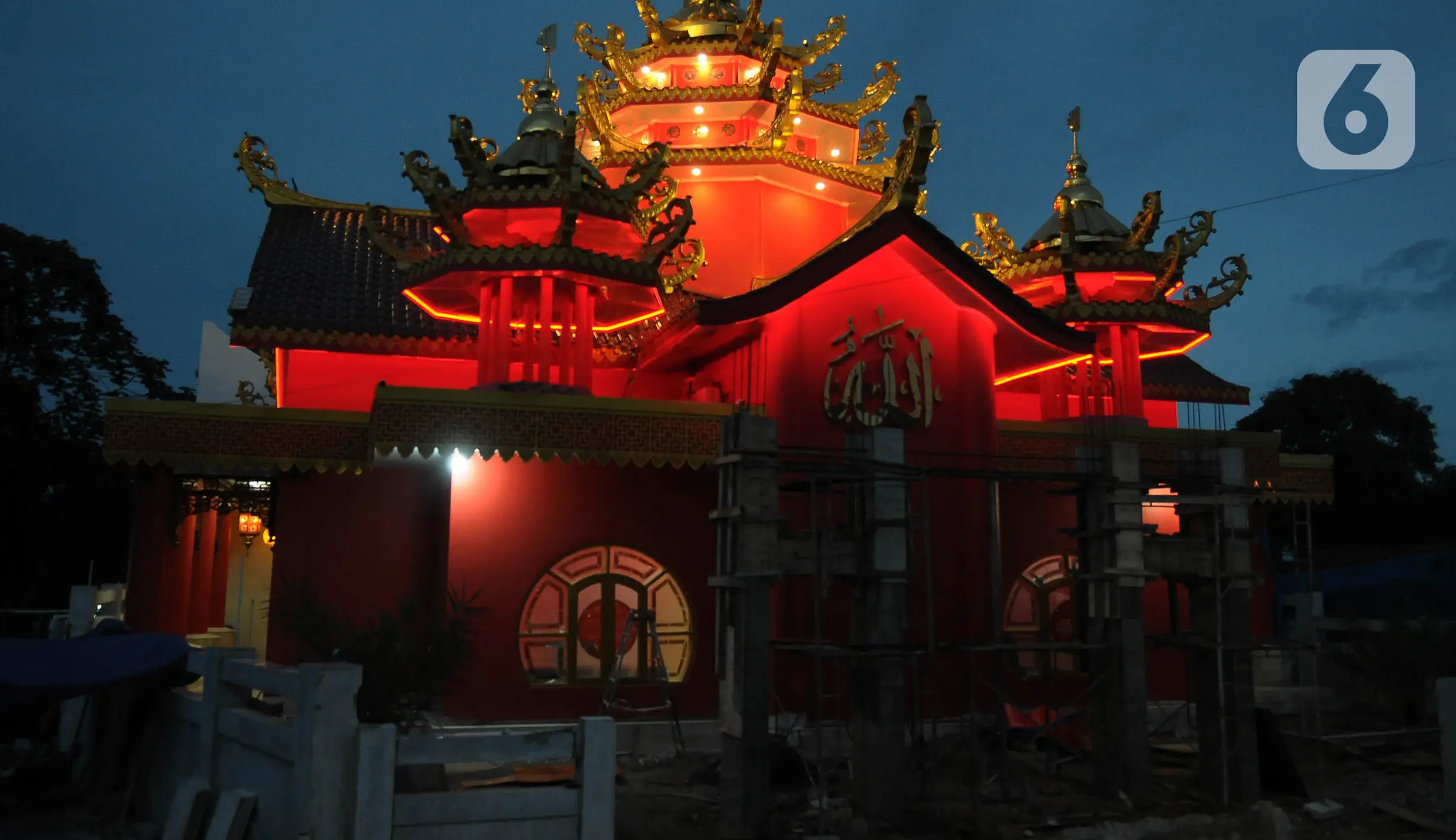 Melihat Masjid Tjia Kang Hoo yang Memadukan Arsitektur Tionghoa dan ...