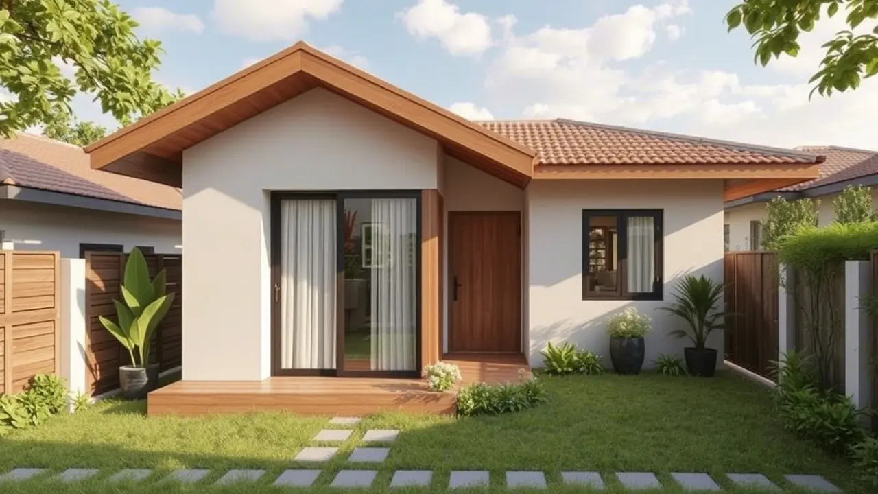 9 Gambar Rumah Sederhana Tapi Bagus dan Nyaman di Perkotaan untuk ...