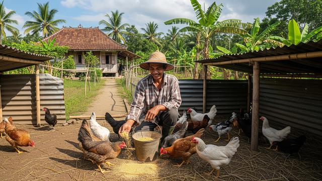 7 Pakan Ayam Kampung untuk Peternak Pemula Modal Kecil, Hemat dan Bikin ...