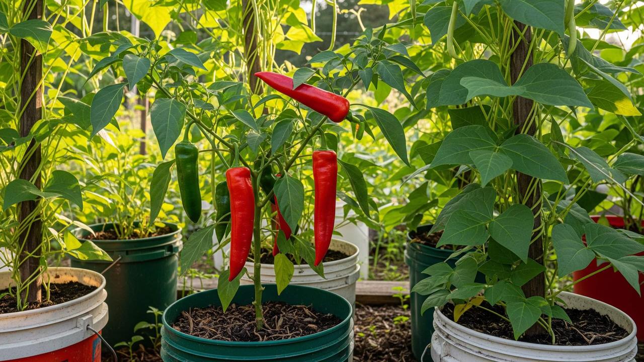 10 Ide Kebun Kombinasi Tanaman Kacang dan Cabai dalam Ember Bekas, Inovatif