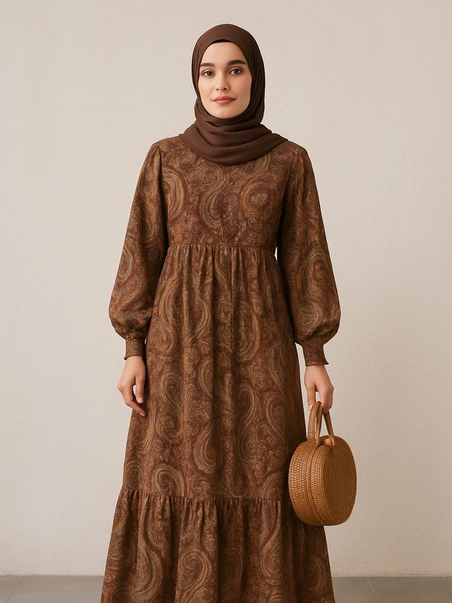 13 Model Gamis Motif Terbaru 2025, Mewah dan Cocok untuk Momen Istimewa