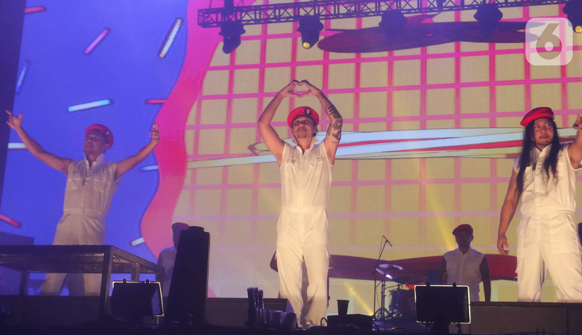 The Prediksi Meriahkan Panggung Soundrenaline 2022 - Foto Liputan6.com