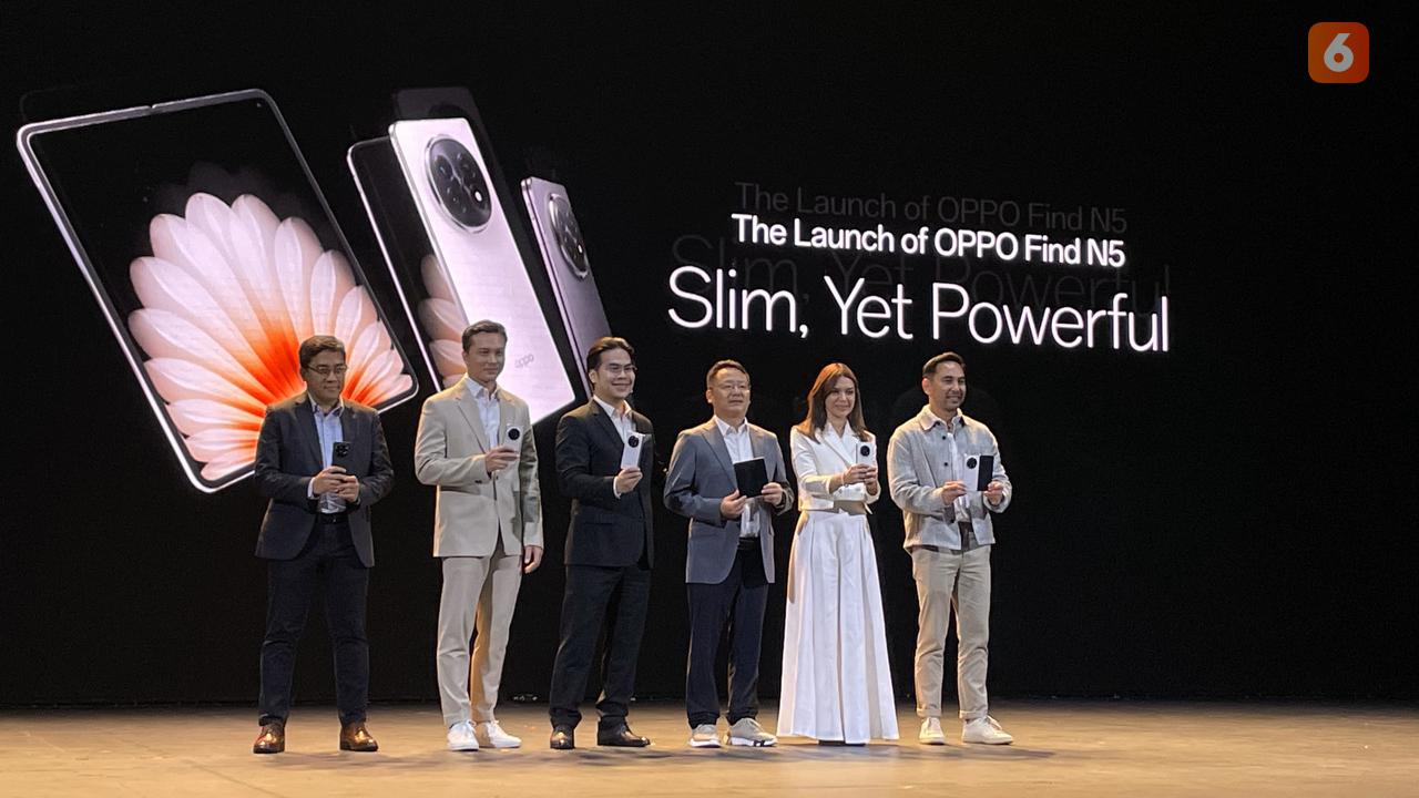 Oppo Find N5 Resmi Meluncur di Indonesia: HP Layar Lipat Super Tipis ...