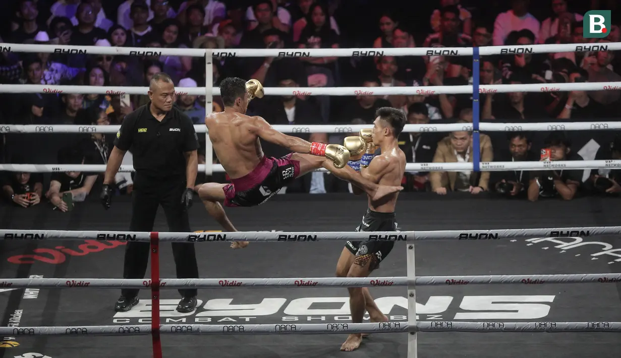 Foto: Aksi Berkelas Pertarung di Byon Combat 5, Penuh Kejutan dan Bikin ...