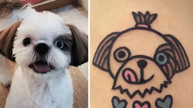 6 Potret Tato Terinspirasi dari Ekspresi Hewan Ini Lucu, Jadi Unik dan ...