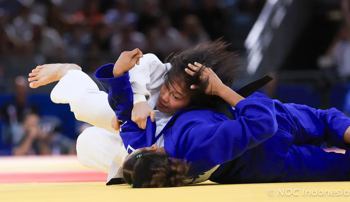 Foto: Menang atas Pejudo Mozambik di 32 Besar, Maryam March Maharani ...