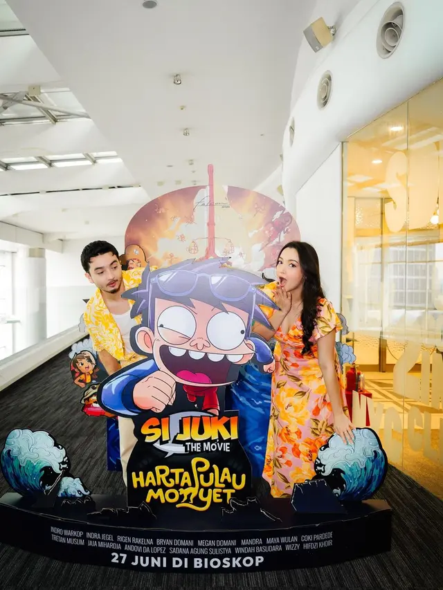 6 Potret Bryan dan Megan Domani di Gala Premiere Si Juki The Movie ...