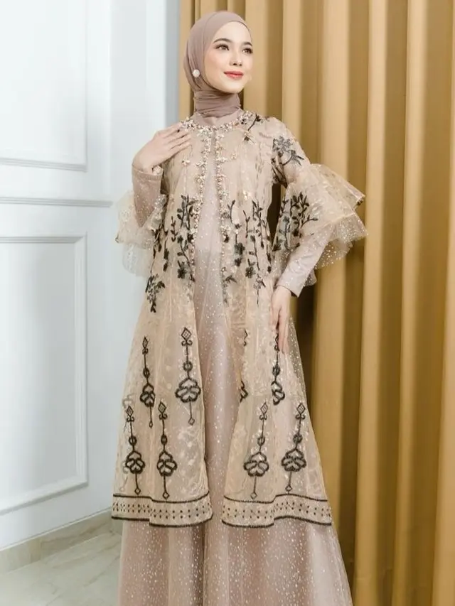 8 Model Gamis Dress Lamaran 2025, Tampil Anggun dan Bikin Pangling ...