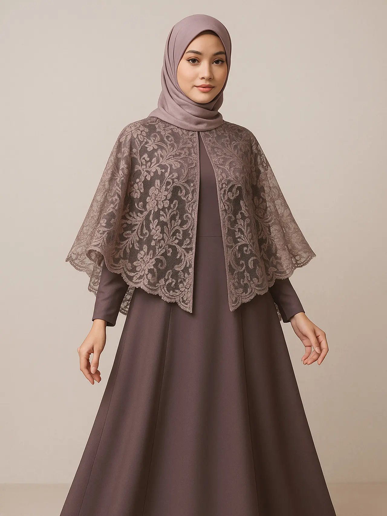 12 Model Baju Gamis Kombinasi Brokat Terbaru 2025, Cocok untuk Berbagai ...