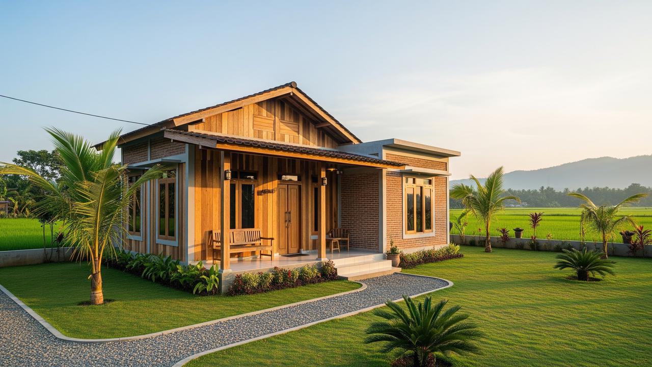 TOP 3: Ternak Mini 1 Ember, Rumah Desa Kombinasi Kayu Bata, dan Rumah ...